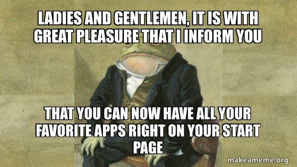 Ladies and gentlemen, it is with great pleasure that I inform you that ...