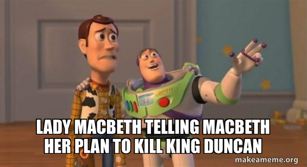 Lady Macbeth telling Macbeth her plan to kill king duncan - Buzz and ...