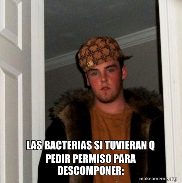 Las bacterias si tuvieran q pedir permiso para descomponer: - Scumbag ...