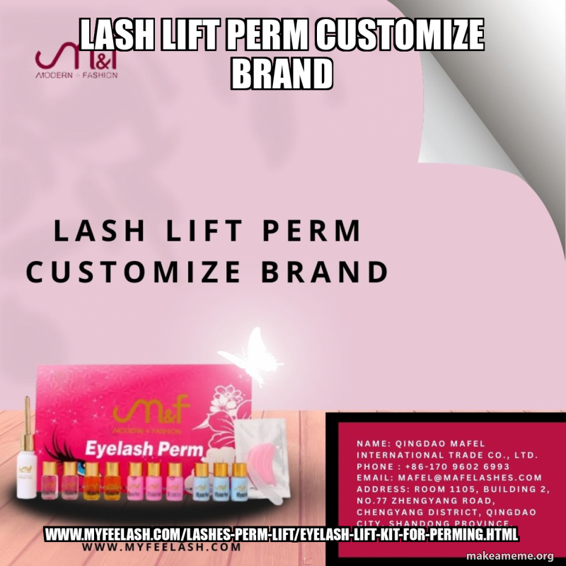 Lash Lift Perm Customize Brand www.myfeelash.com/Lashes-Perm-Lift ...