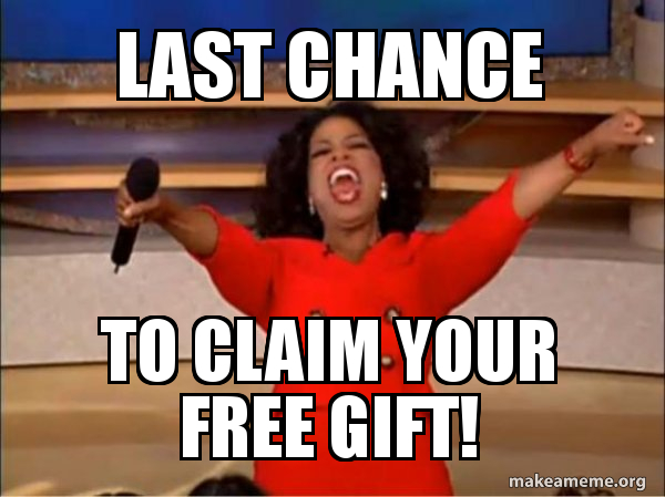 last chance to claim your free gift! - Oprah Winfrey - You Get a Car ...
