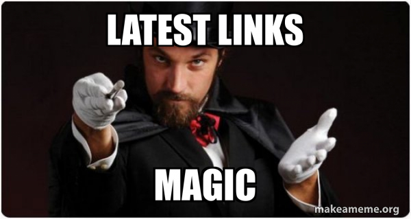 Latest Links Magic - Magician (for my next trick) | Make a Meme