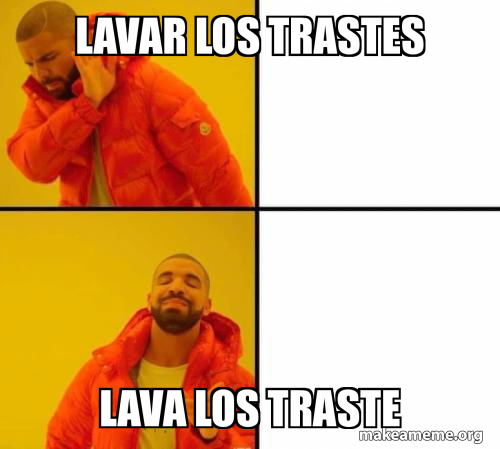 lavar los trastes lava los traste Meme Generator