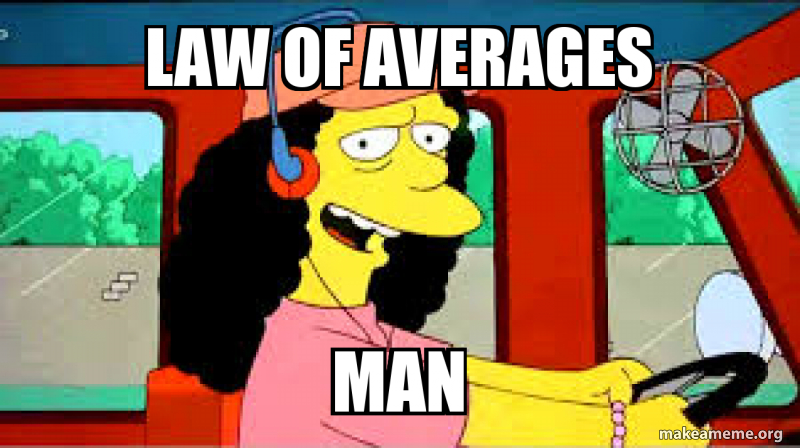 Law of averages Man Meme Generator