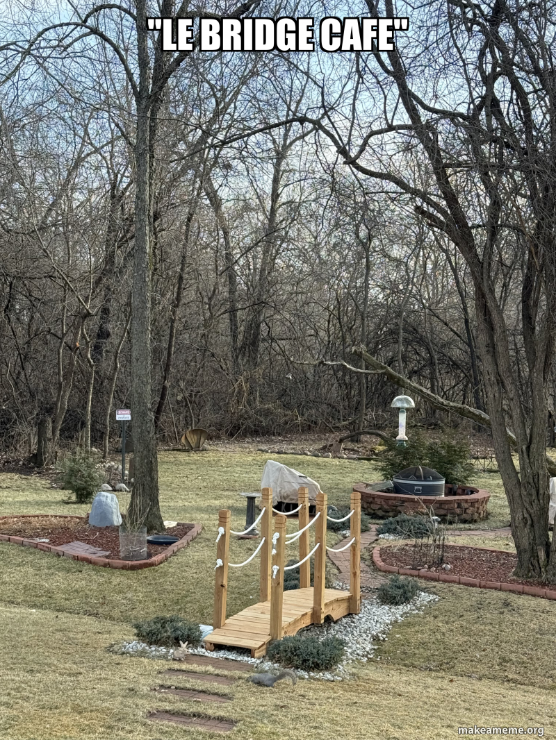 "Le bridge cafe" Meme Generator