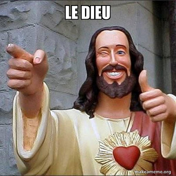 Le dieu - Cool Jesus Meme Generator