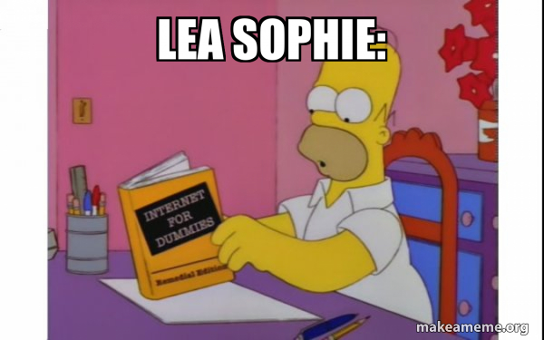 Lea Sophie: - Computer Homer Meme Generator