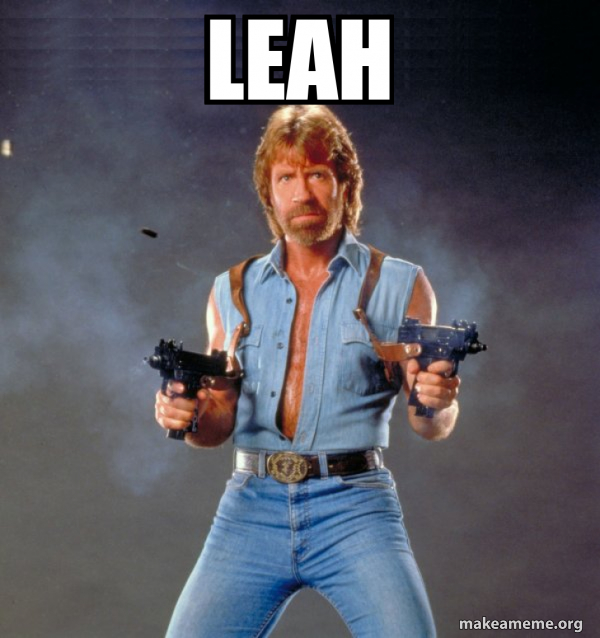 leah - Chuck Norris Meme Generator
