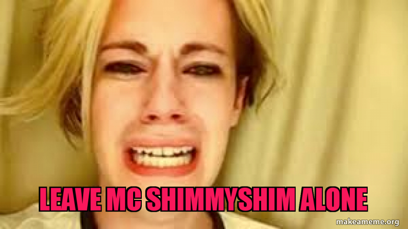 leave mc shimmyshim alone Meme Generator
