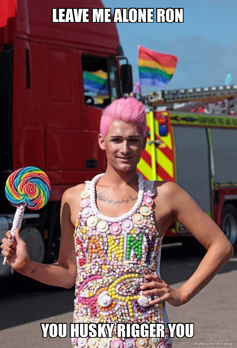 Leave me alone ron You husky rigger you Meme Generator