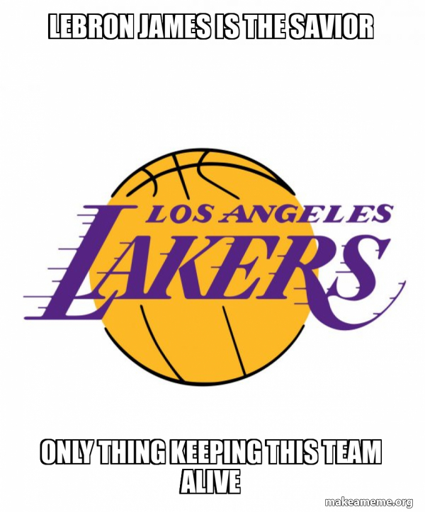 Lebron James is the savior Only thing keeping this team alive - LA ...