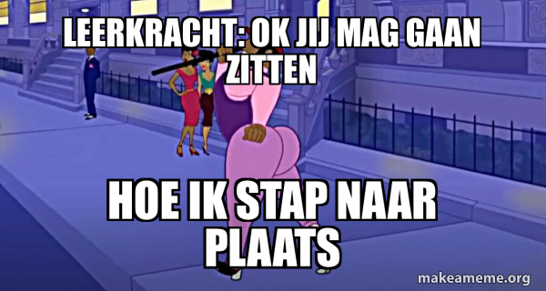 leerkracht: ok jij mag gaan zitten hoe ik stap naar plaats - Axel in ...
