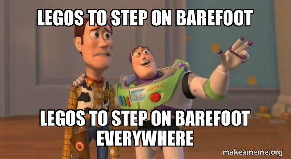 Legos to step on barefoot legos to step on barefoot everywhere - Buzz ...