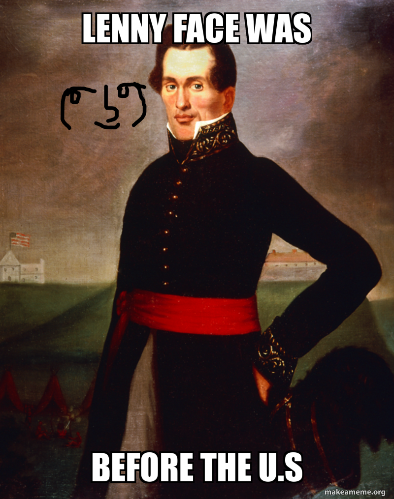 lenny face was before the u.s - lenny face was before the u.s Meme ...