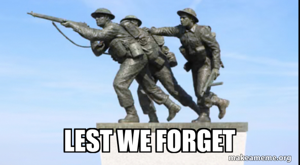 Lest we forget Meme Generator
