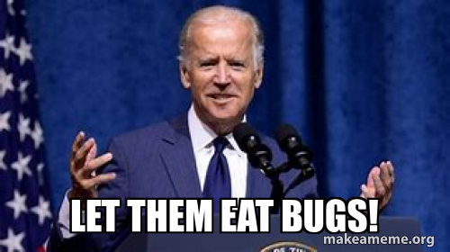 let them eat bugs! Meme Generator