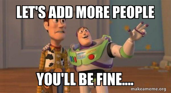 let's add more people You'll be fine.... - Buzz and Woody (Toy Story ...
