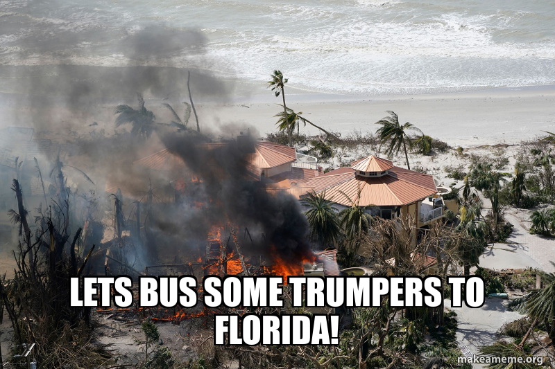 lets bus some trumpers to florida! Meme Generator