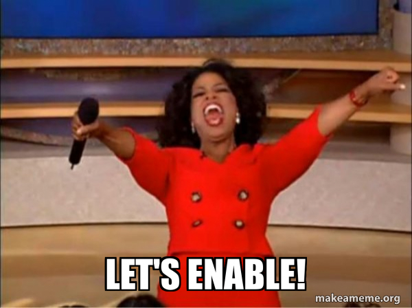 Let's Enable! - Oprah Winfrey - You Get a Car Meme Generator