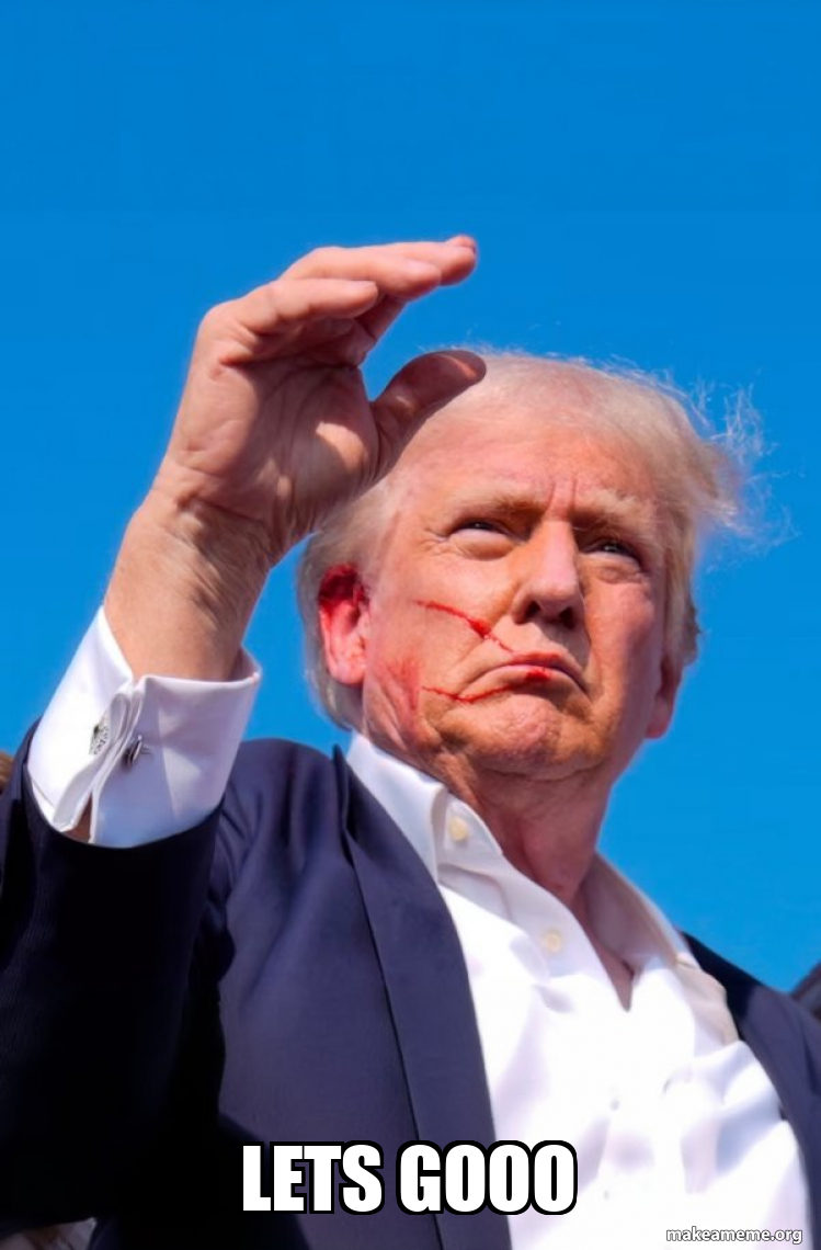 Lets GOOO - Trump Shot Meme Generator