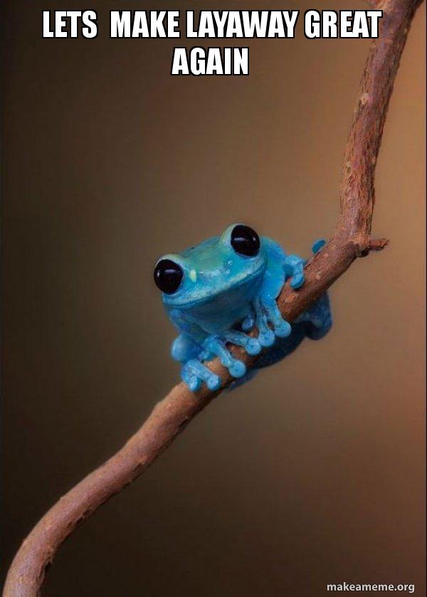 Lets make Layaway Great again - Small Fact Frog Meme Generator