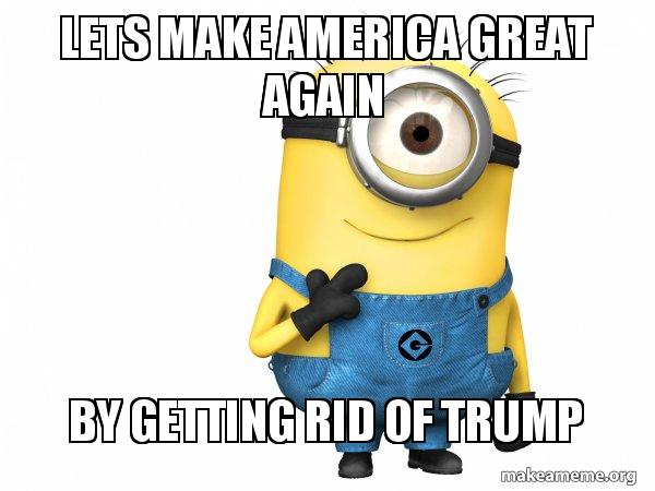lets make america great again by getting rid of trump - Thoughtful ...