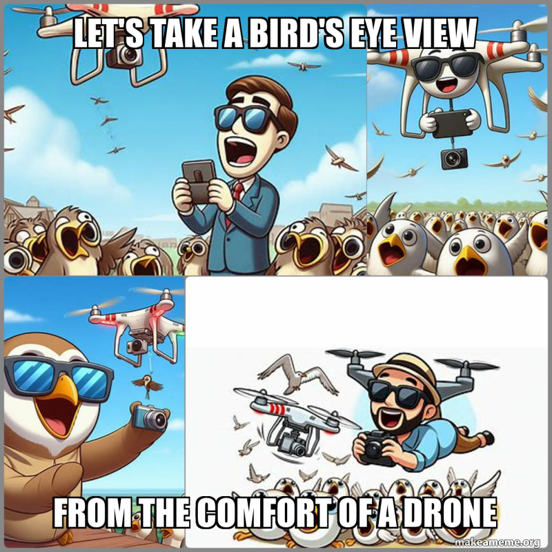 Let's take a bird's eye view From the comfort of a drone - LETS touch ...