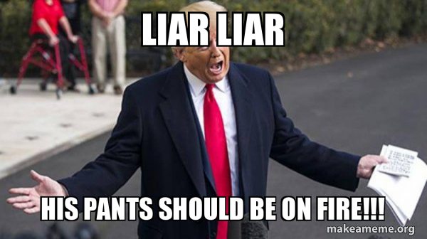 LIAR LIAR HIS PANTS SHOULD BE ON FIRE!!! - Trump - Impeachment Quid Pro ...
