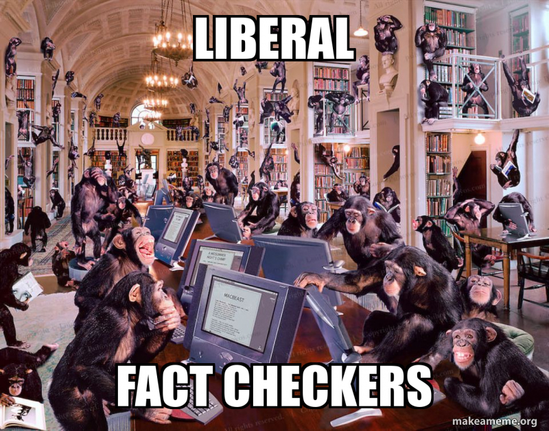 Liberal Fact Checkers Meme Generator