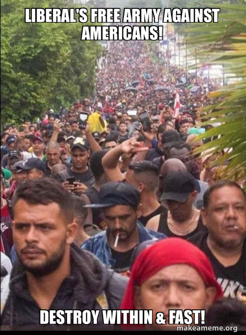 liberal's free army against americans! destroy within & fast! Meme ...