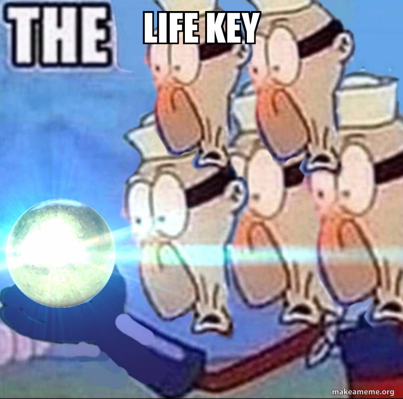 LIFE KEY Meme Generator