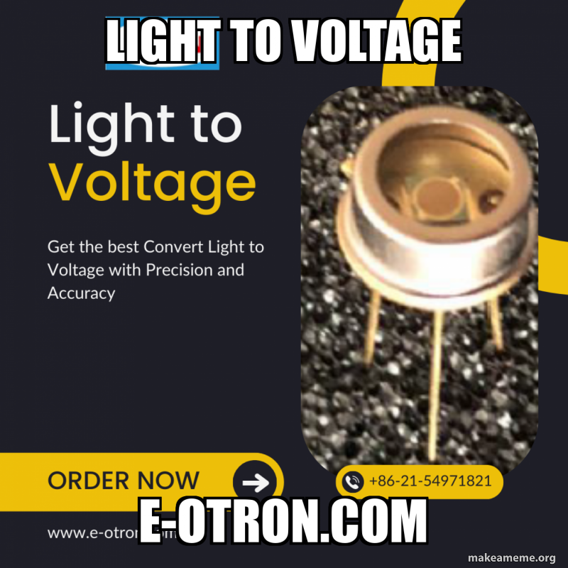 Light to voltage e-otron.com Meme Generator