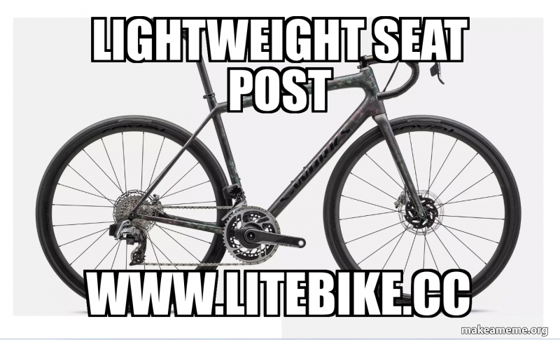 LIGHTWEIGHT SEAT POST WWW.LITEBIKE.CC - LIGHTWEIGHT SEAT POST Meme Generator
