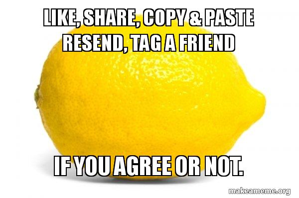 Like, Share, Copy & Paste Resend, Tag a Friend If you agree or not ...