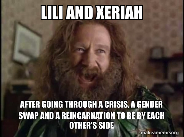lili and xeriah after going through a crisis, a gender swap and a ...