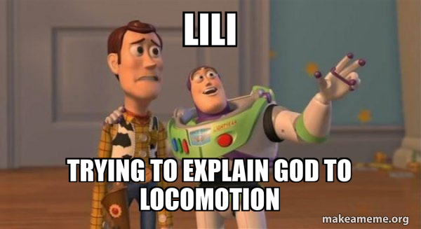 Lili Trying to explain God to locomotion - Buzz and Woody (Toy Story ...
