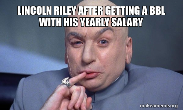 lincoln riley after getting a bbl with his yearly salary - You Complete ...