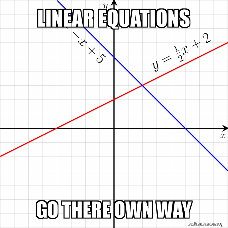 Linear Algebra Memes