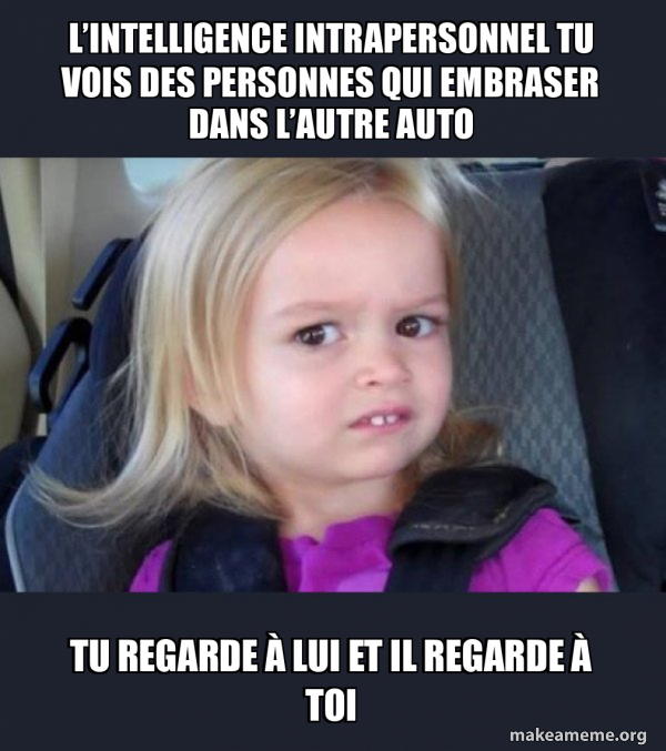 L’intelligence intrapersonnel tu vois des personnes qui embraser dans l ...