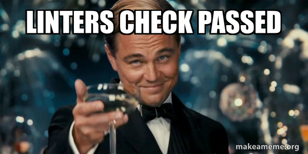 Linters check passed - Great Gatsby Reaction - Leonardo DiCaprio Toast ...