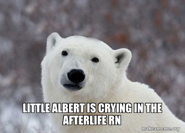 Little Albert is crying in the afterlife rn - Popular Opinion Polar ...