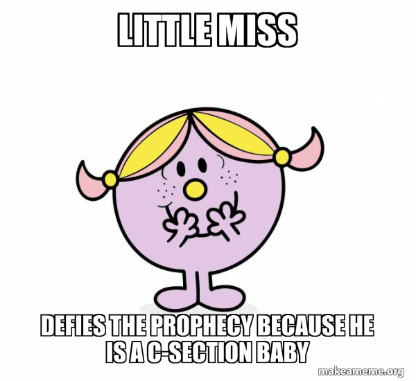 Little Miss Defies the prophecy because he is a C-section baby - Little ...