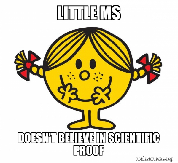 Little Ms doesn't believe in scientific proof - Little Miss Sunshine ...