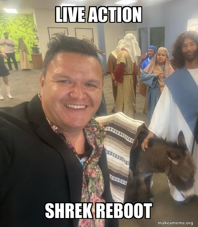 Live action Shrek reboot - Rico Razzi Meme Generator