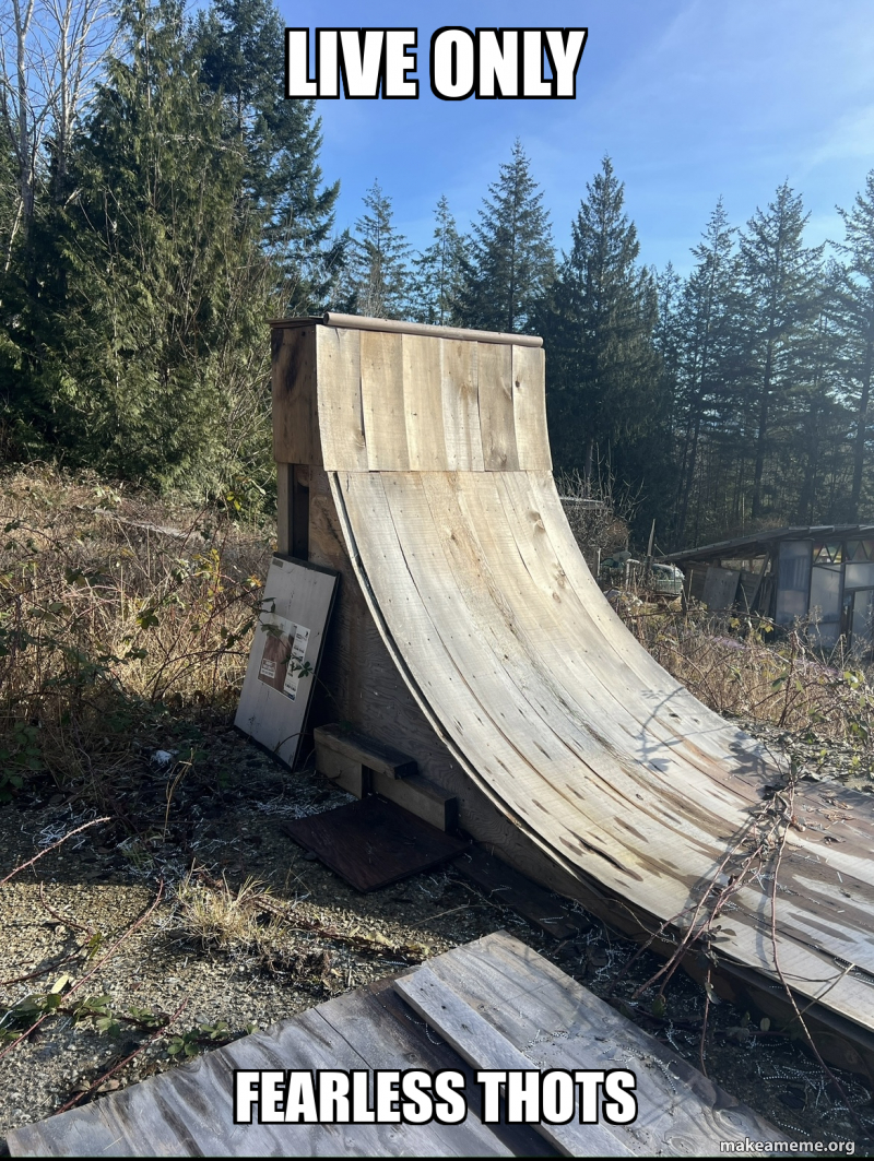 Live only Fearless thots Meme Generator