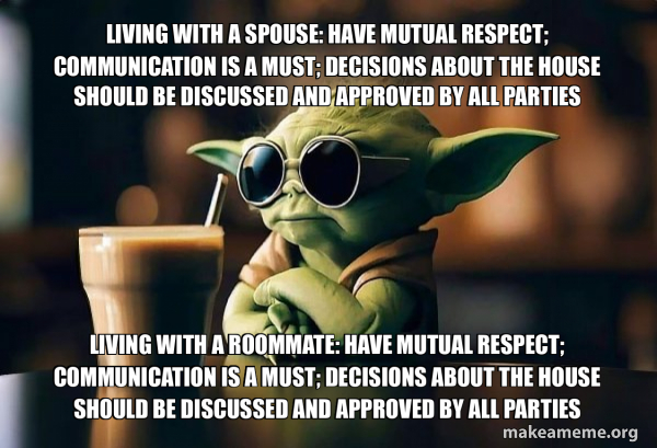 Living with a Spouse: Have mutual respect; Communication is a must ...