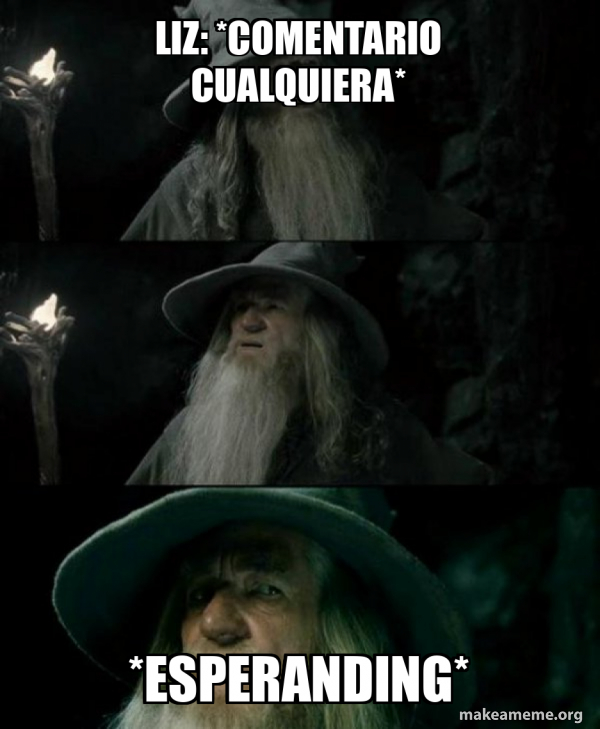 lIZ: *COMENTARIO CUALQUIERA* *ESPERANDING* - Confused Gandalf Meme ...