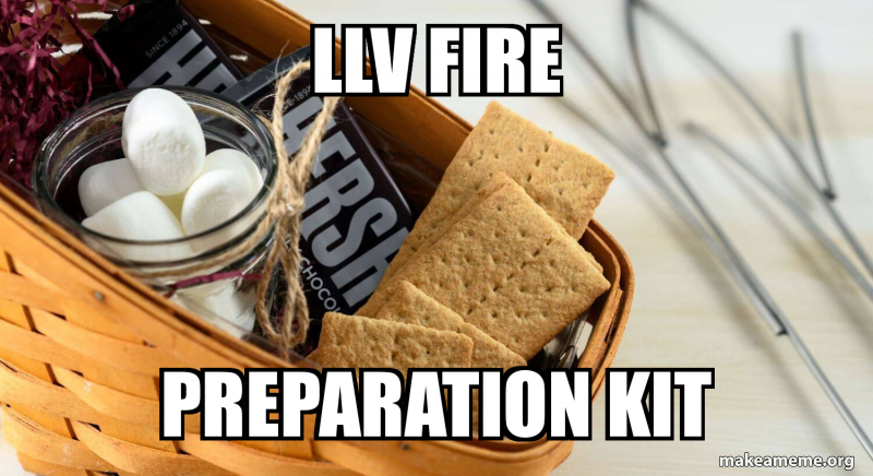 LLV Fire Preparation Kit Meme Generator