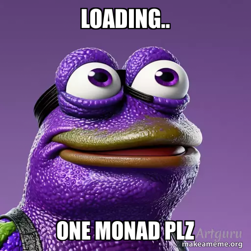 Loading.. One monad plz Meme Generator