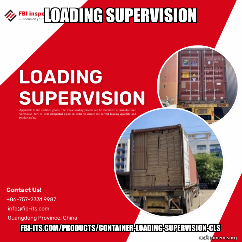 loading supervision fbi-its.com/products/container-loading-supervision ...